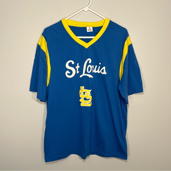 MLB | Shirts | St Louis Rams Shirt Mens Extra Large Blue Cardinals Nfl ...